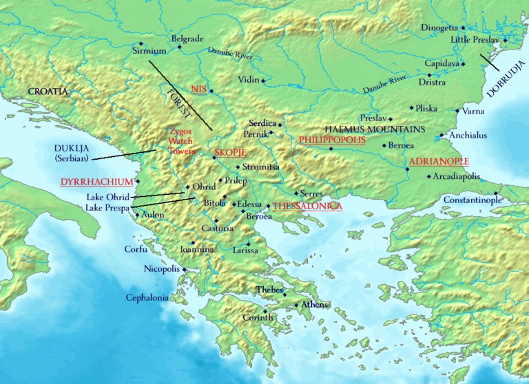 Maps | The History of Byzantium
